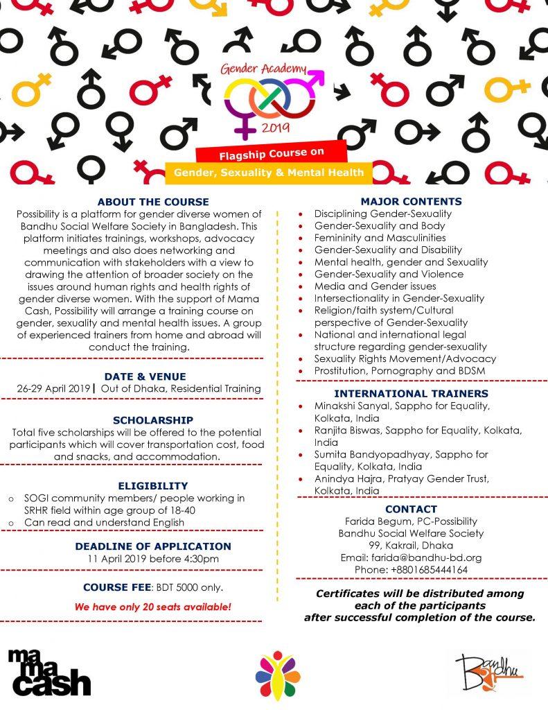 Flagship Course On Gender Sexuality And Mental Health Share Net