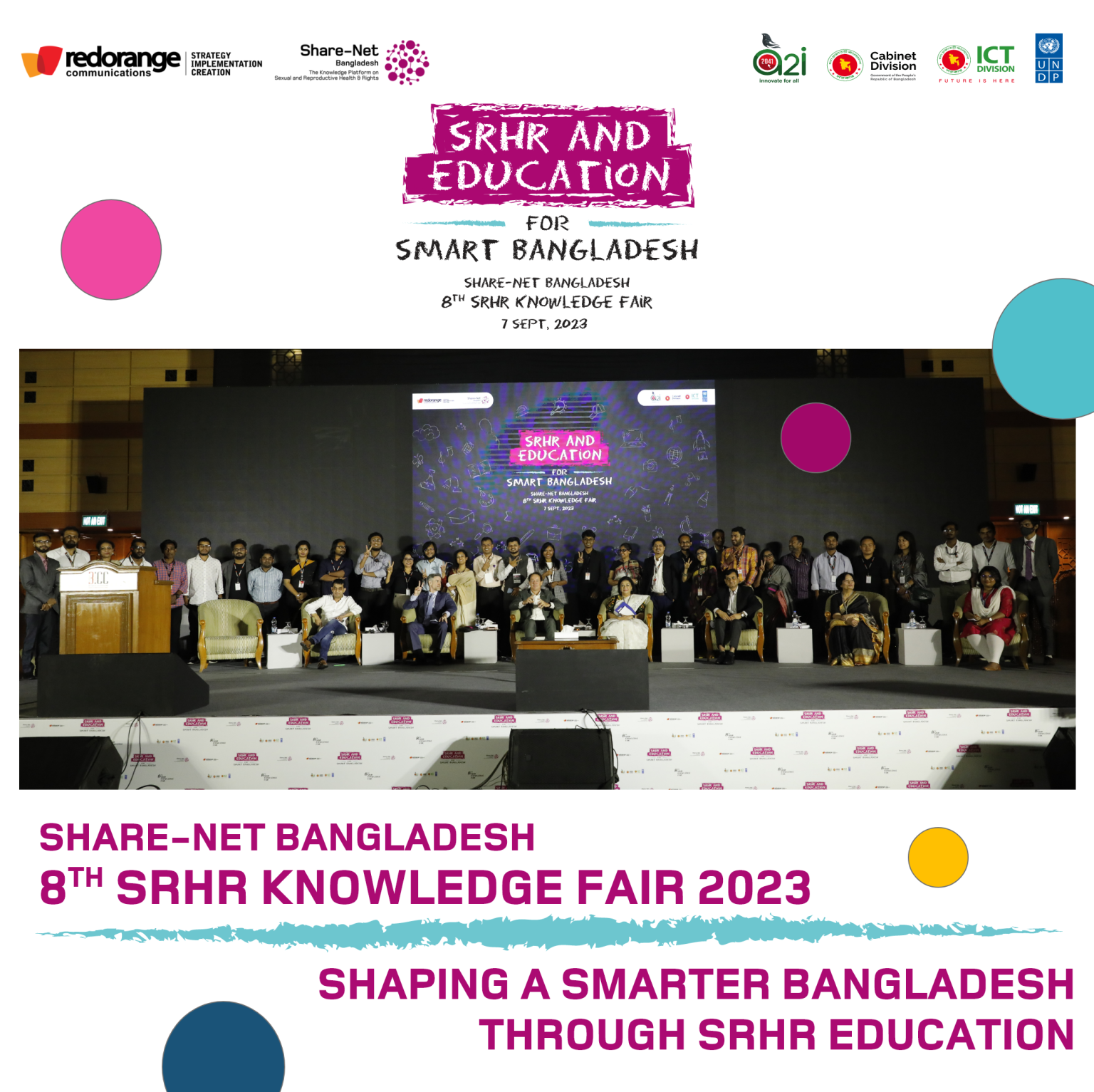 Share-Net Bangladesh 8th SRHR Knowledge Fair 2023: Shaping a Smarter Bangladesh through ...